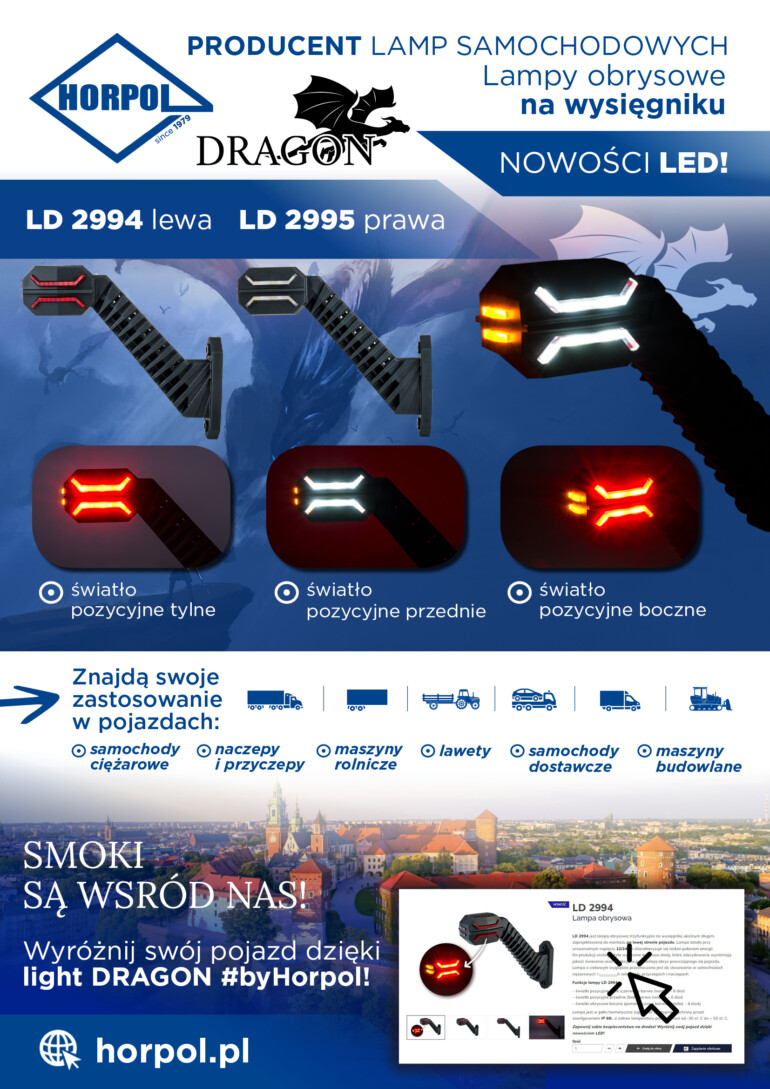 Lampa obrysowa LD 2995 Dragon - Horpol